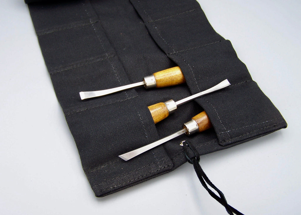 16 Pocket Heavy Duty 15 oz. Canvas Tool Rolls, 10" Wide – H bar N ...